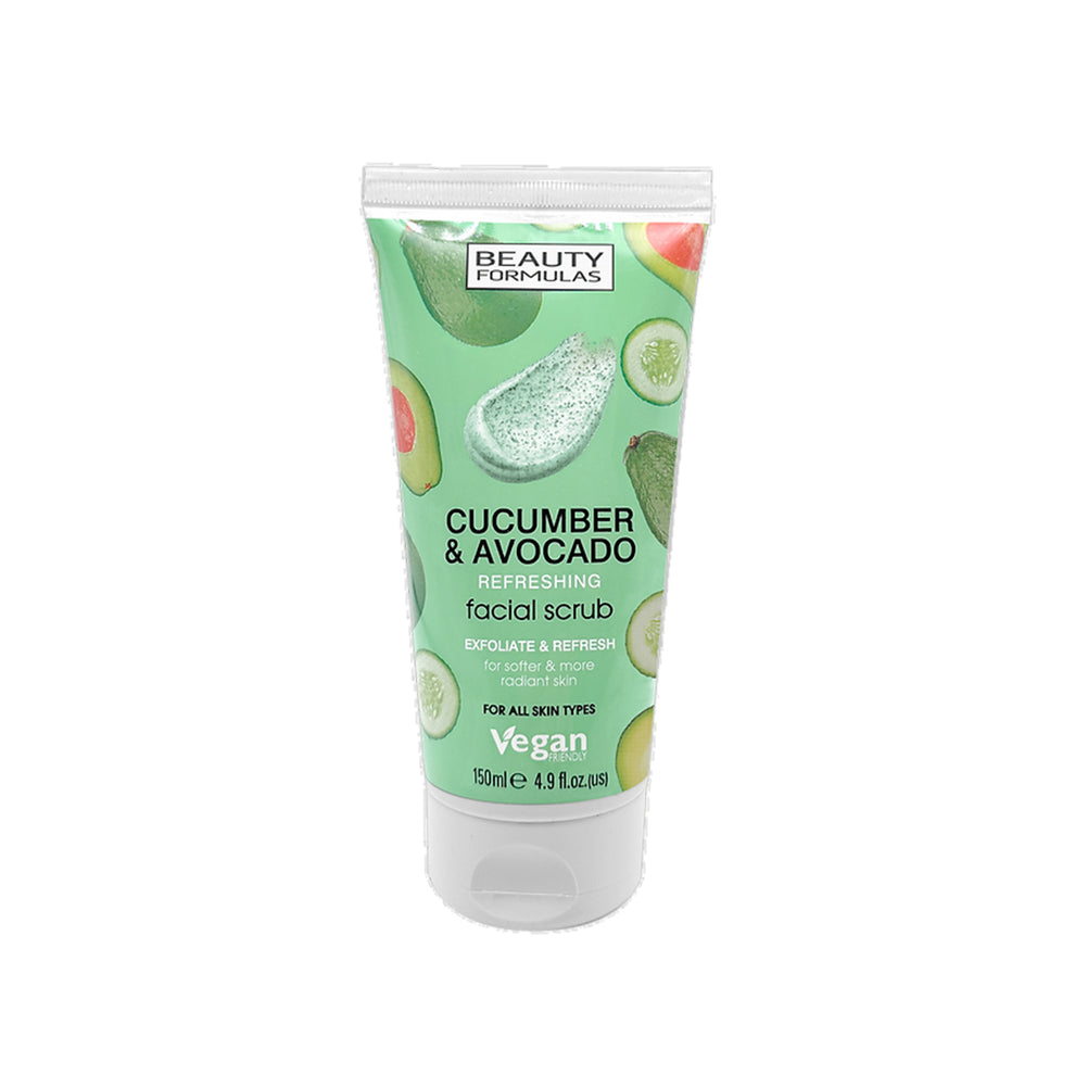 Beauty Formulas Cucumber & Avocado Refreshing Facial Scrub – BetterYou ...
