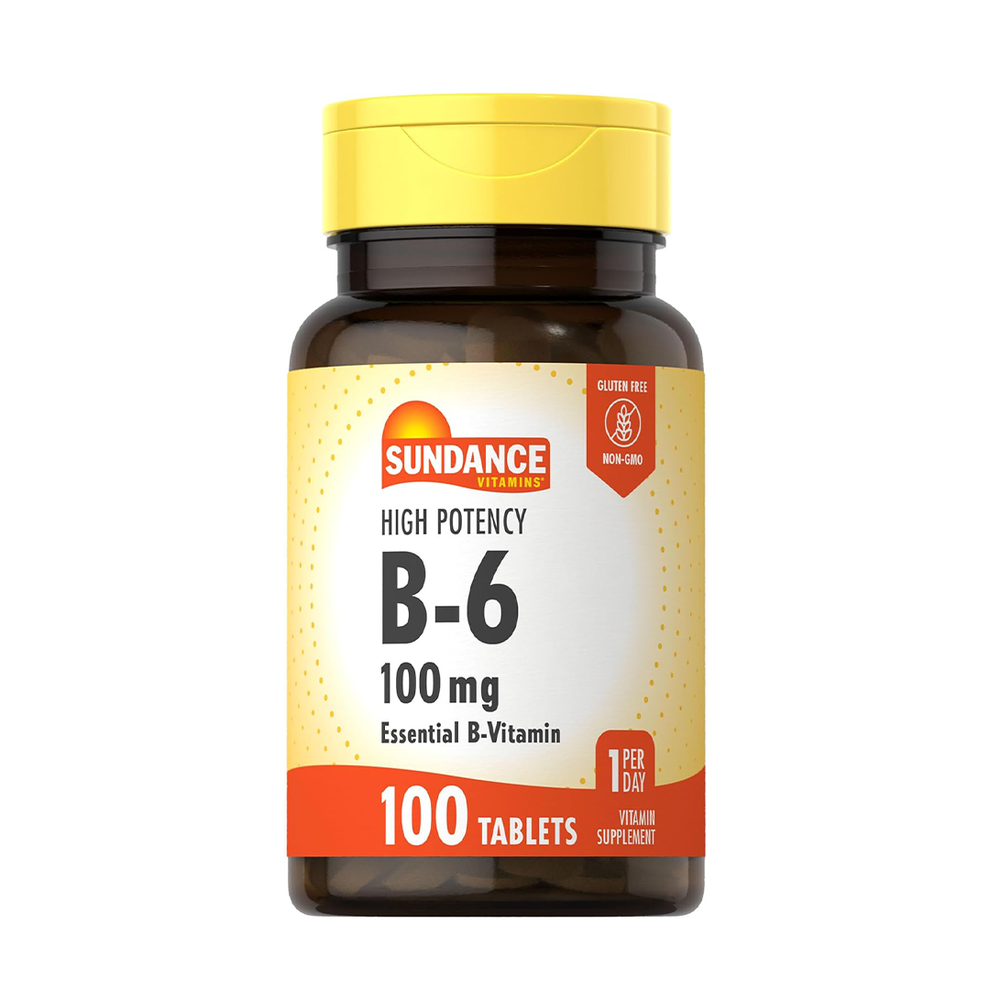 Sundance Vitamin B-6 Tablets – Energy, Mood & Nervous System Support ...