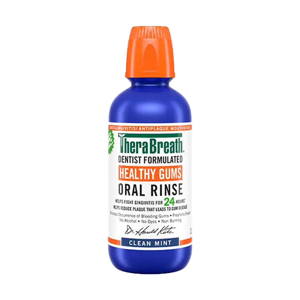 Therabreath Healthy Gums Oral Rinse W/ Added CPC - Clean Mint ...